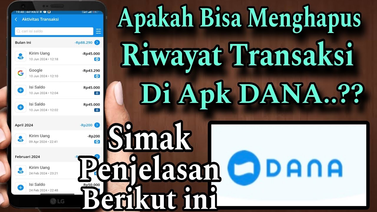 Hapus Riwayat Transaksi Dana Apakah Bisa? Begini Cara Menghapus Riwayat ...