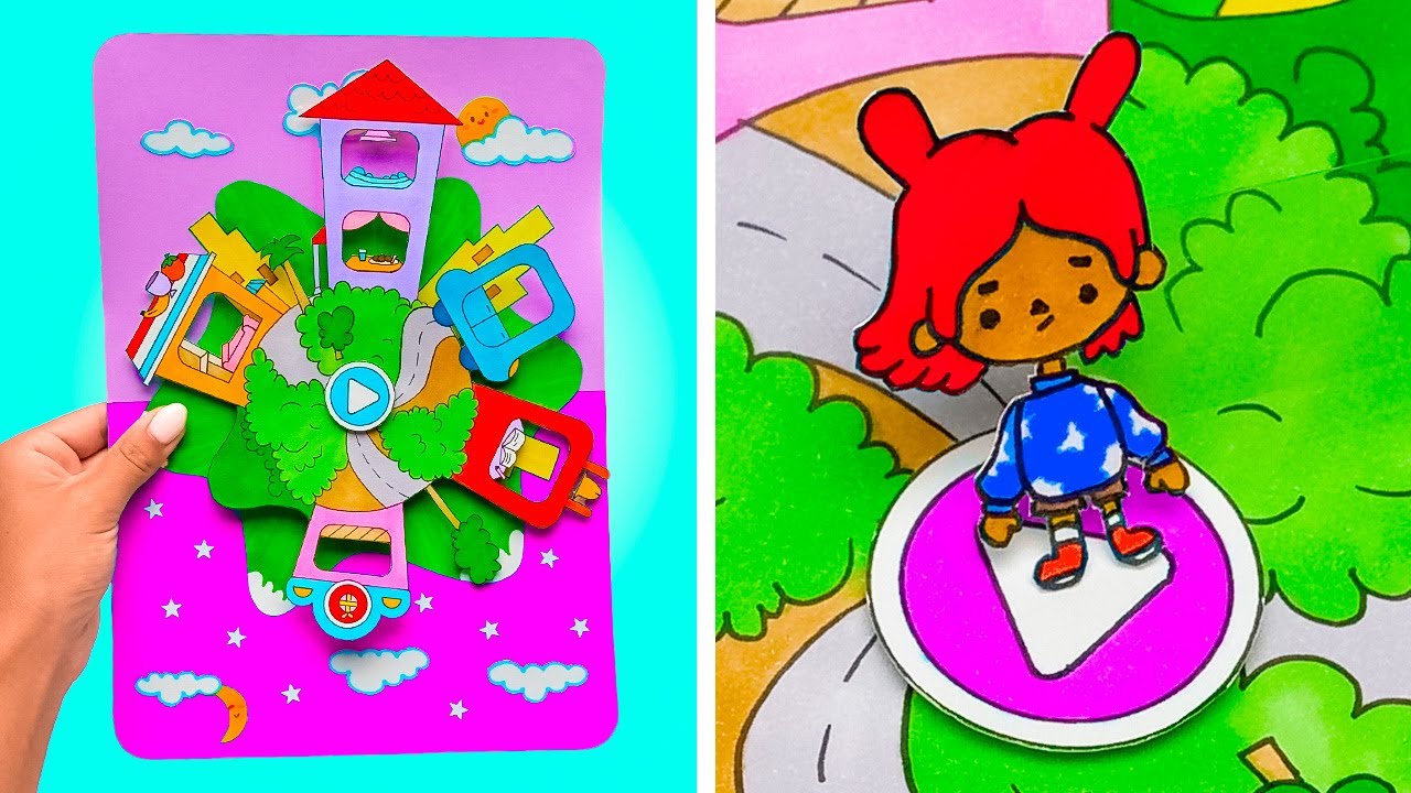 EPIC Toca Boca Paper Doll World! - YouTube