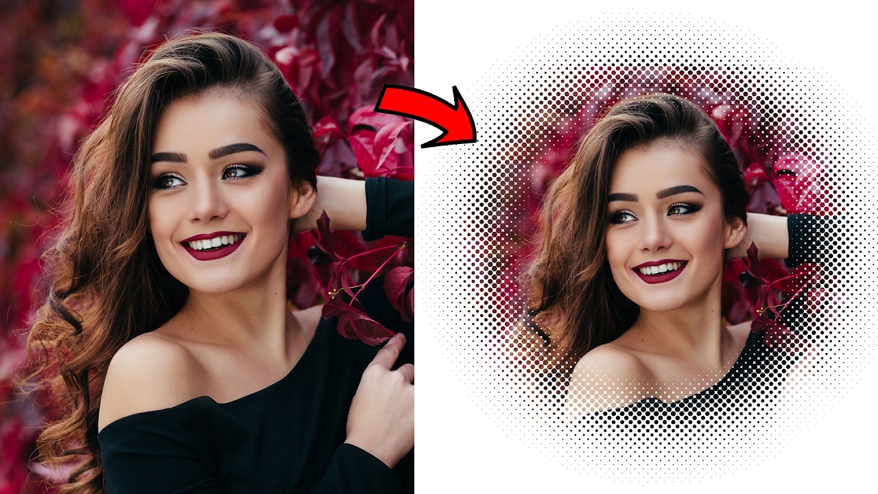 How to Create Halftone Effect in Photoshop - Quick Photoshop Tutorial ...