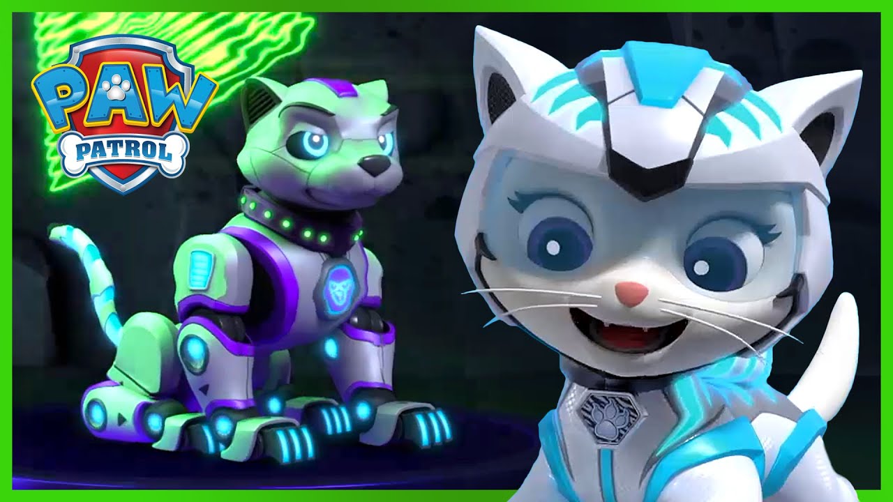Cat Pack Stops Mayor Humdinger and Meow Meow 🐱‍🏍 | PAW Patrol Episode ...