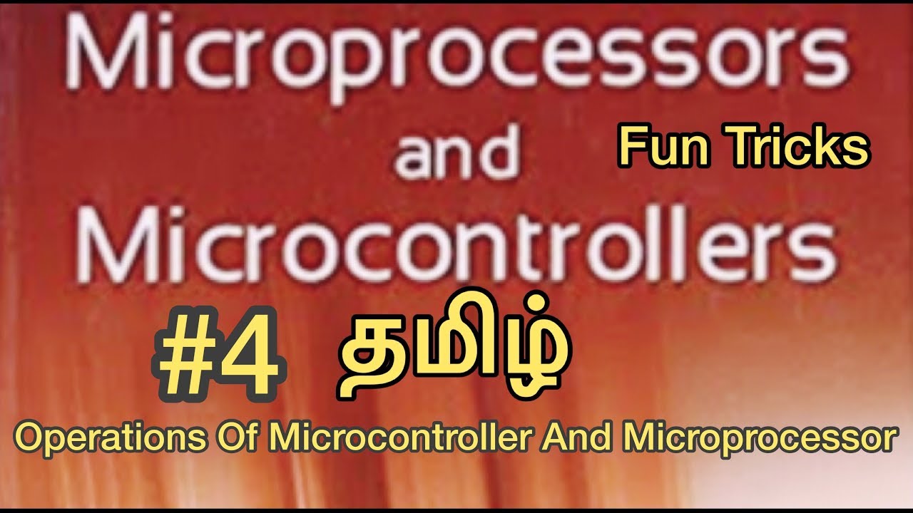 Microprocessor And Microcontroller 4 Operations Of Microcontroller 7487