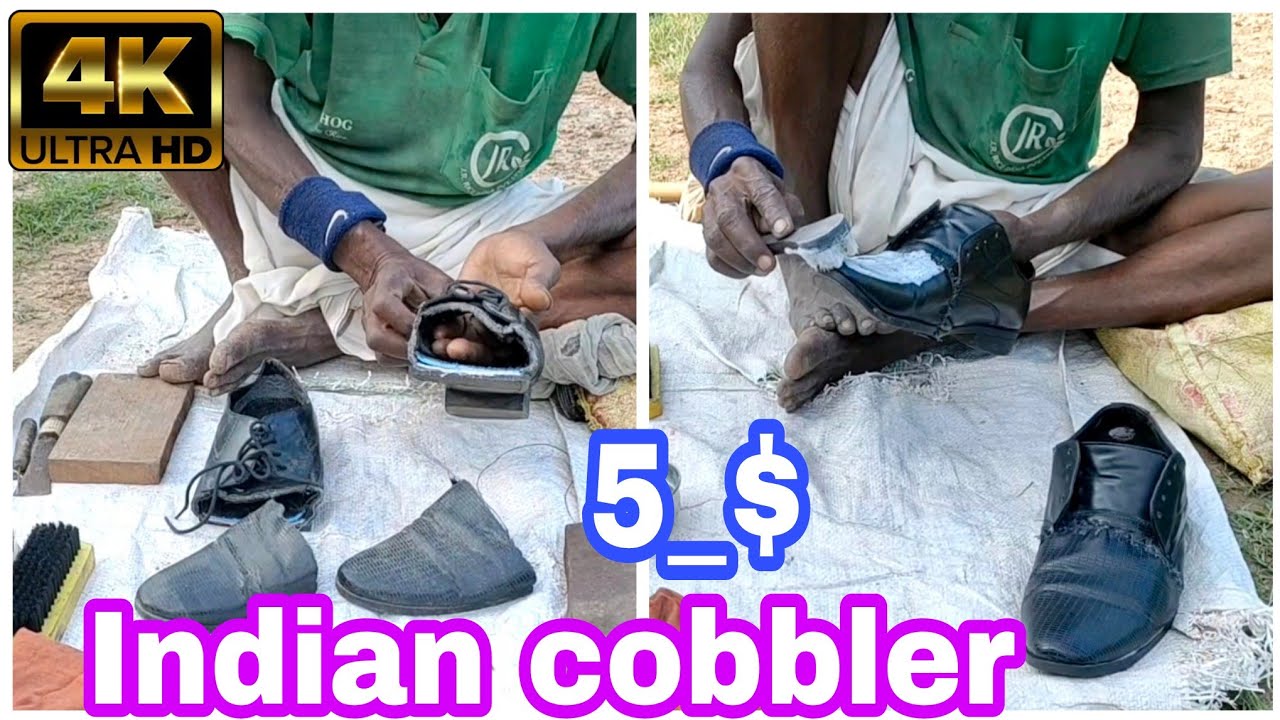 Indian cobbler," The Best Stitched by hand..⚔️🔥 - YouTube