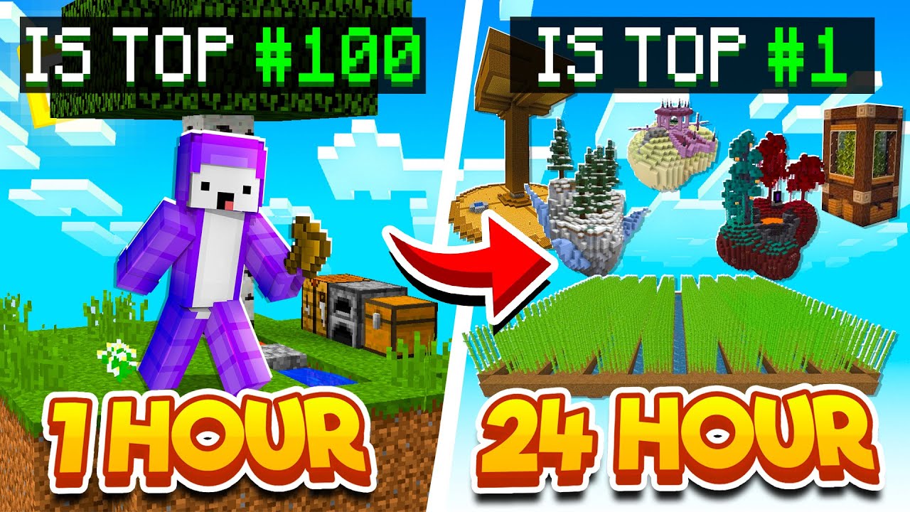MY MOST INSANE OP START IN SKYBLOCK HISTORY! *SOTW* | 1.8- 1.19+ EnchantedMC Minecraft Skyblock ...