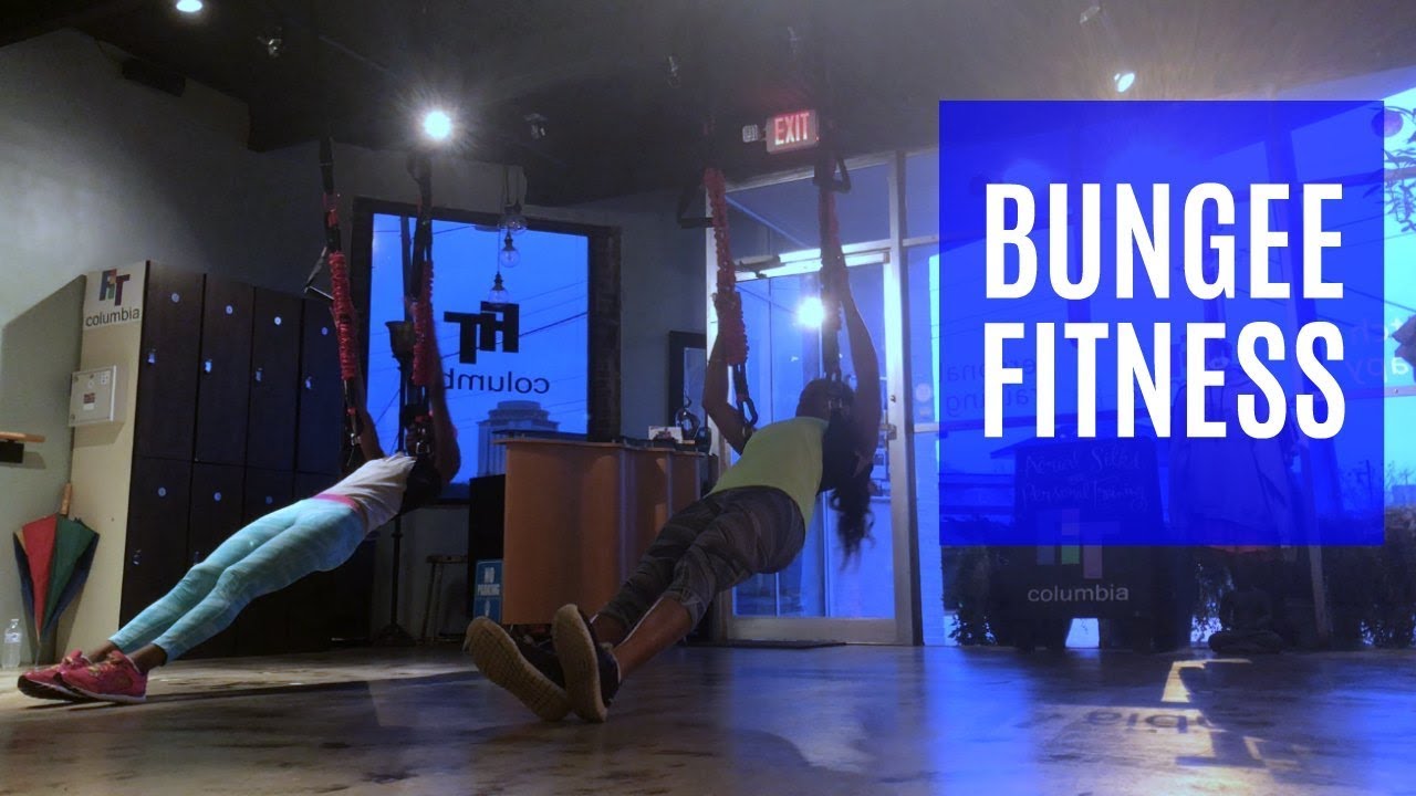 Trying out a bungee workout class - YouTube