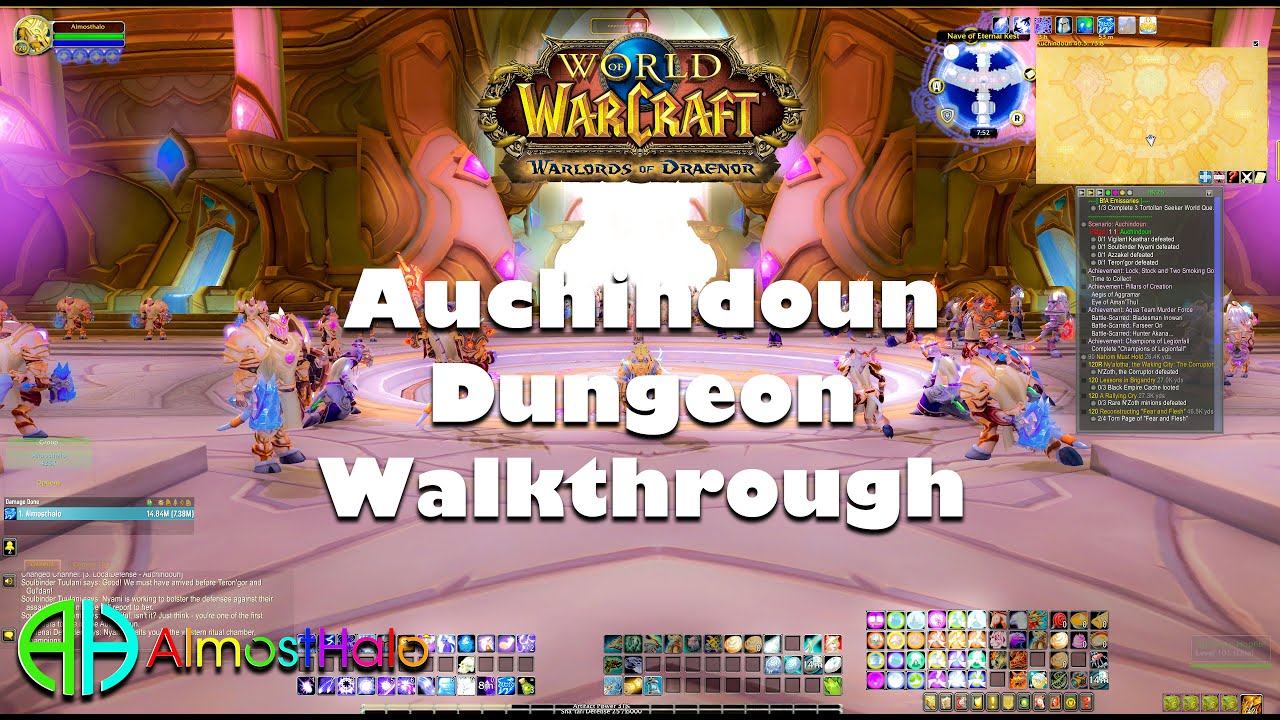 Warlords of Draenor Auchindoun Dungeon Complete Walkthrough - YouTube