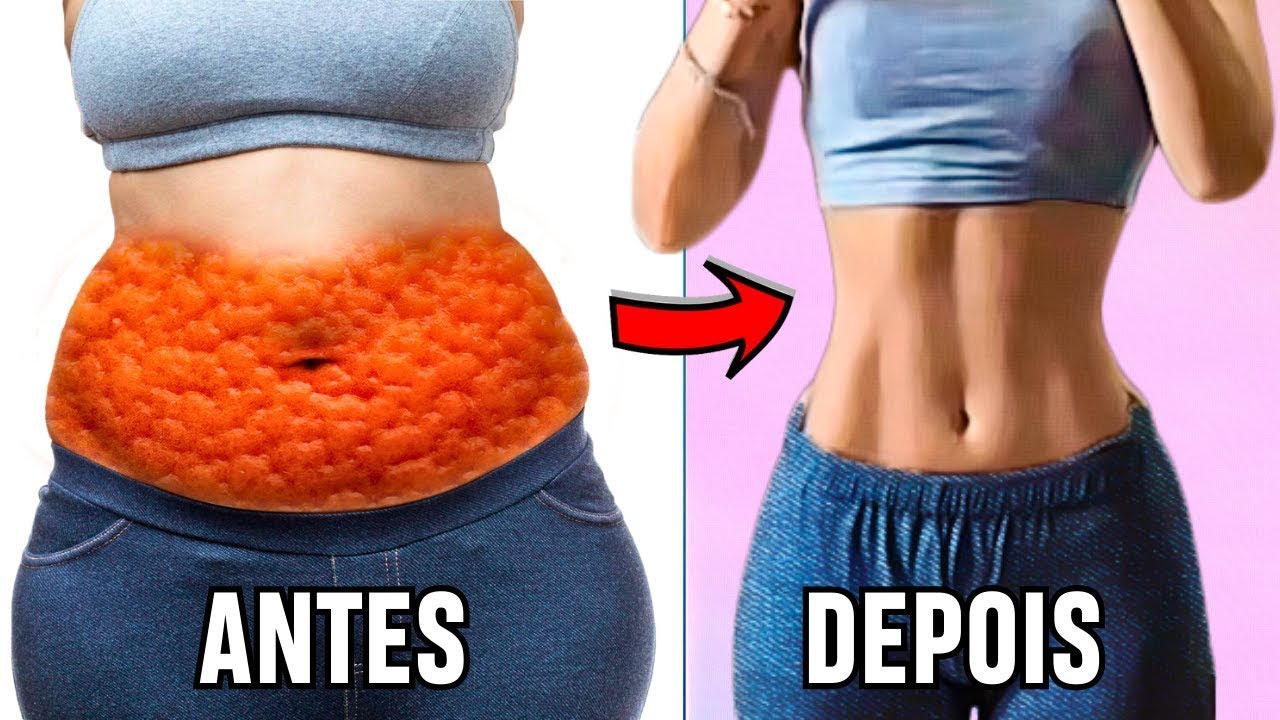 🔴 COMO SECAR A GORDURA DA BARRIGA E DAS COSTAS RÁPIDO 🔥 (APENAS 7 ...