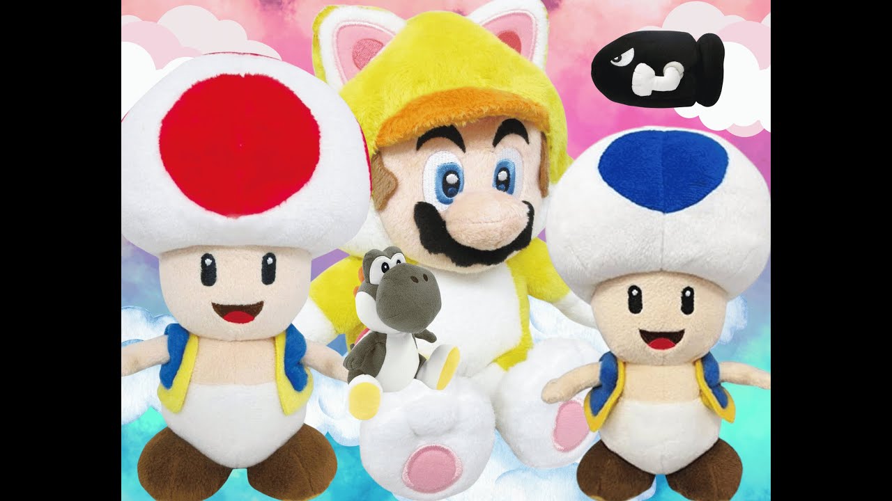 Super Mario Bros. - Cat Mario Fight and Dance Off! With Toad, Bullet ...