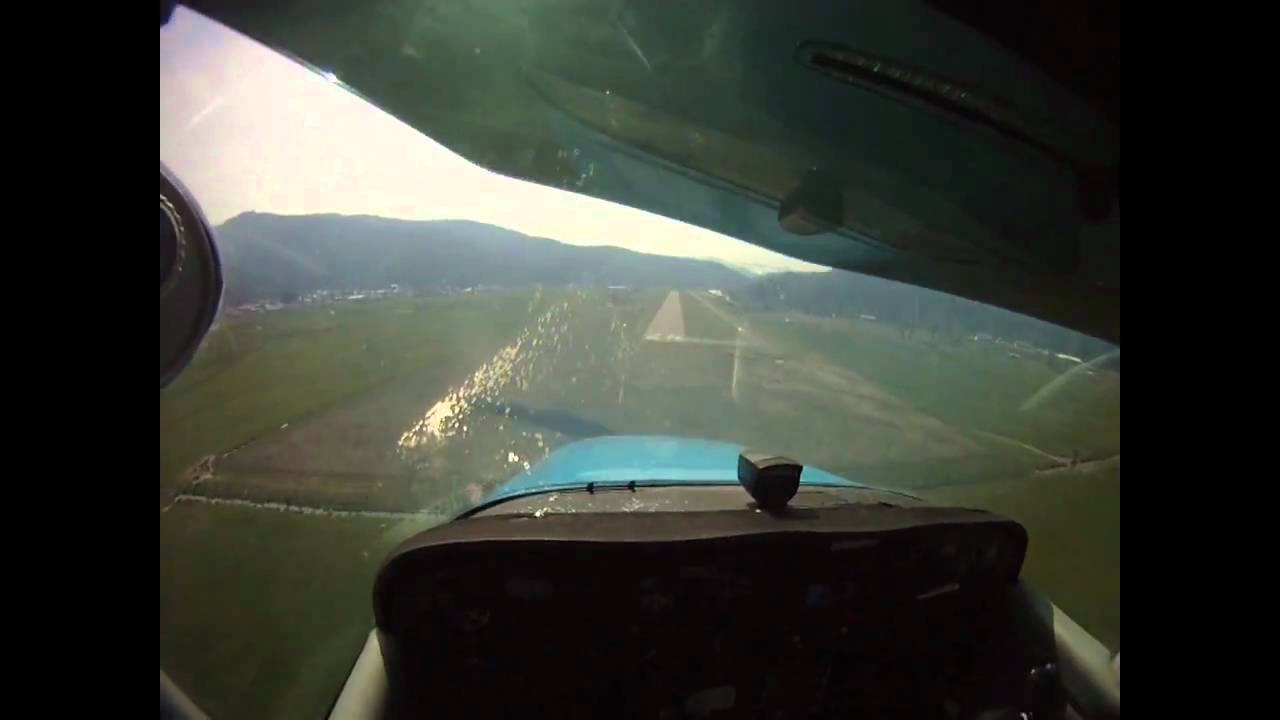 Bumpy approach and land - YouTube