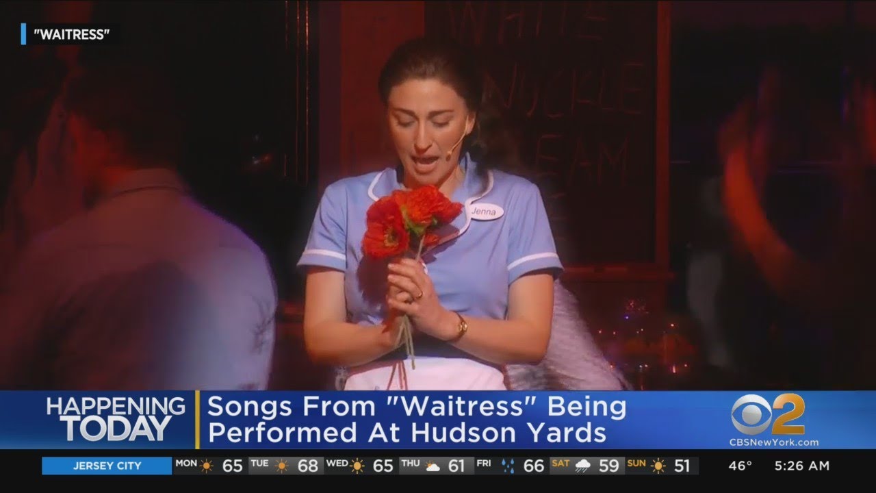 'Waitress' Songs Performed At Hudson Yards - YouTube