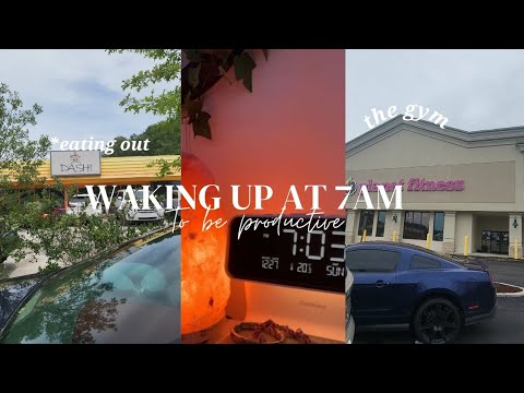 Waking up at 7am to be productive! - YouTube