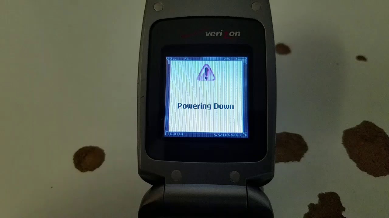 LG VX3400 - Battery empty - YouTube