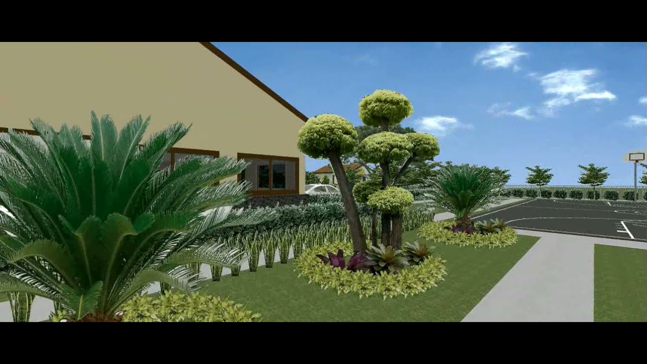 Landscape Design Walkthrough - YouTube