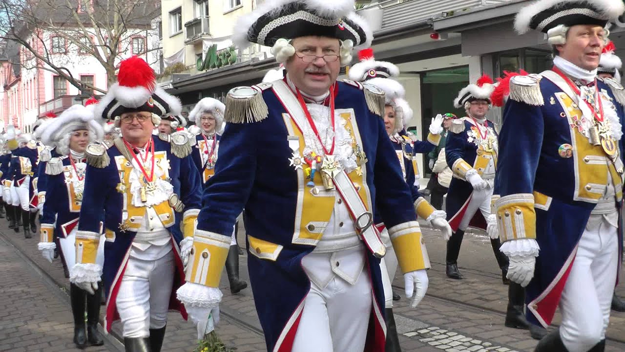 Fastnacht Mainz 2013 - Parade der närrischen Garden - Füsiliergarde ...