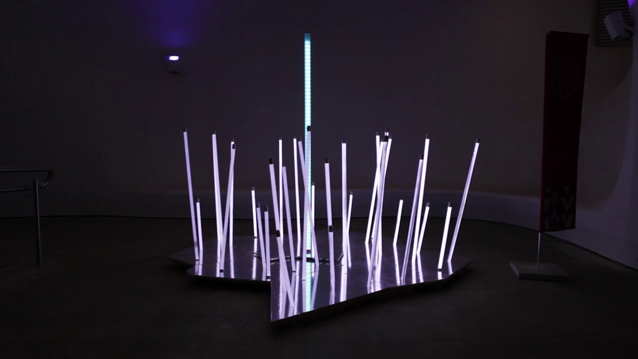 Impulse light installation - YouTube