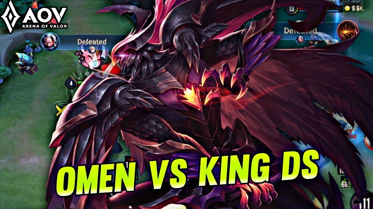 AoV : Omen Gameplay | Vs King DS - Arena of valor - YouTube