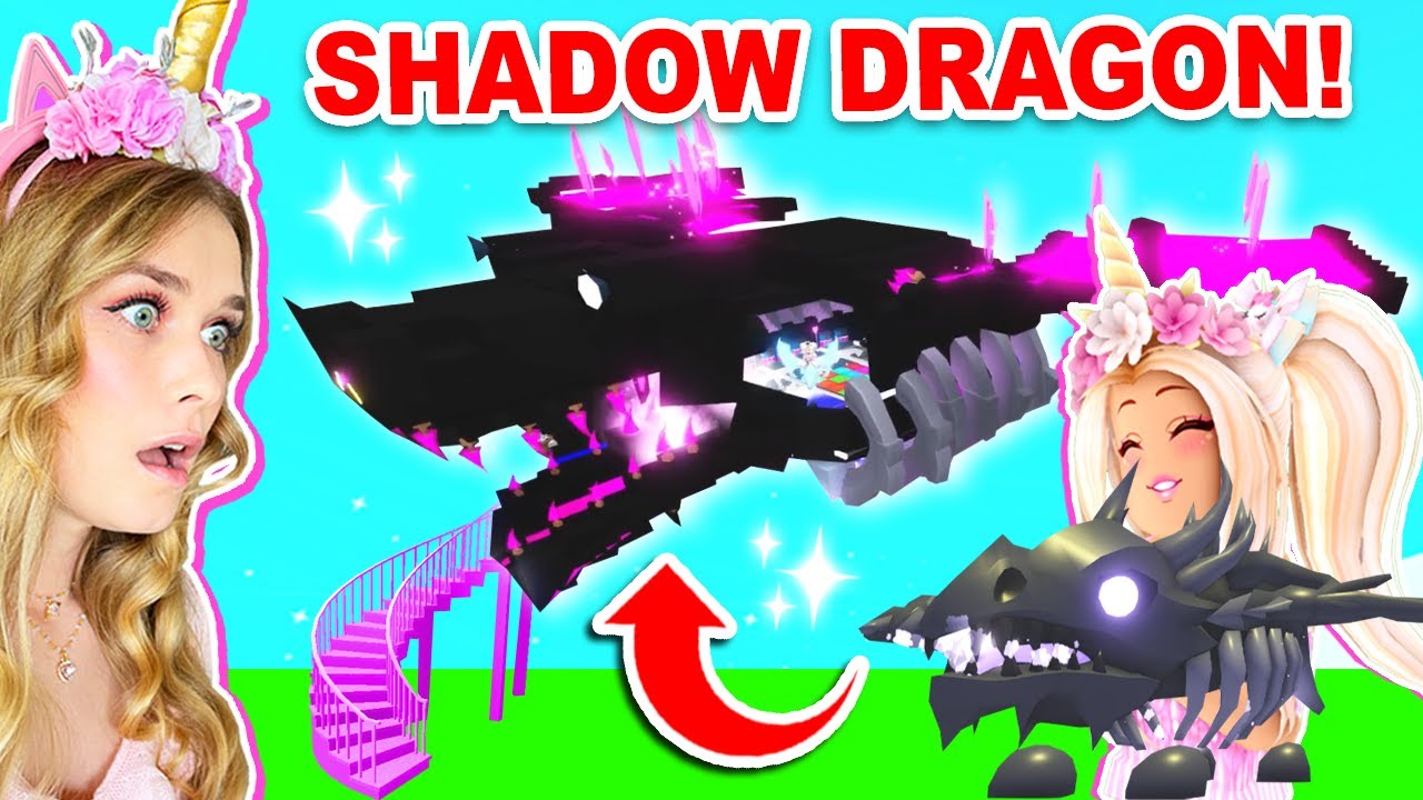 The BIGGEST Shadow Dragon Build EVER In Adopt Me! (Roblox) - YouTube