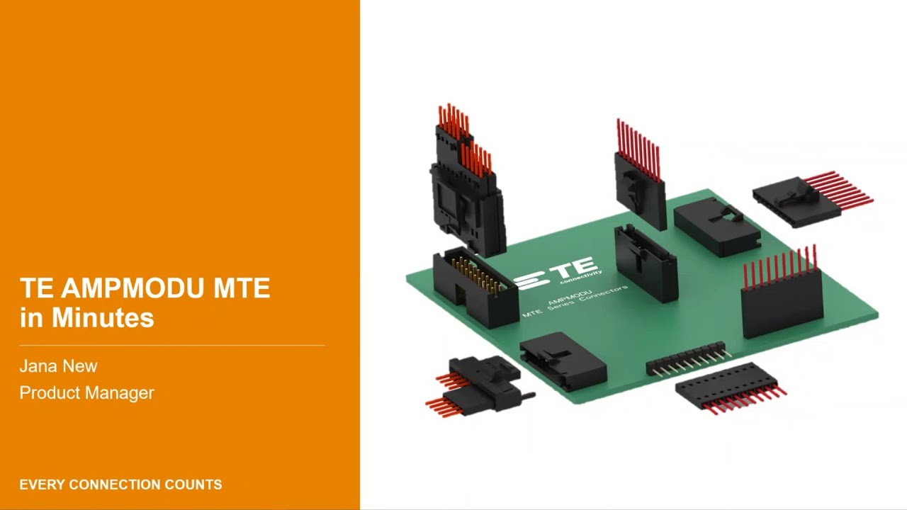 AMPMODU MTE connector system Products in Minutes - YouTube