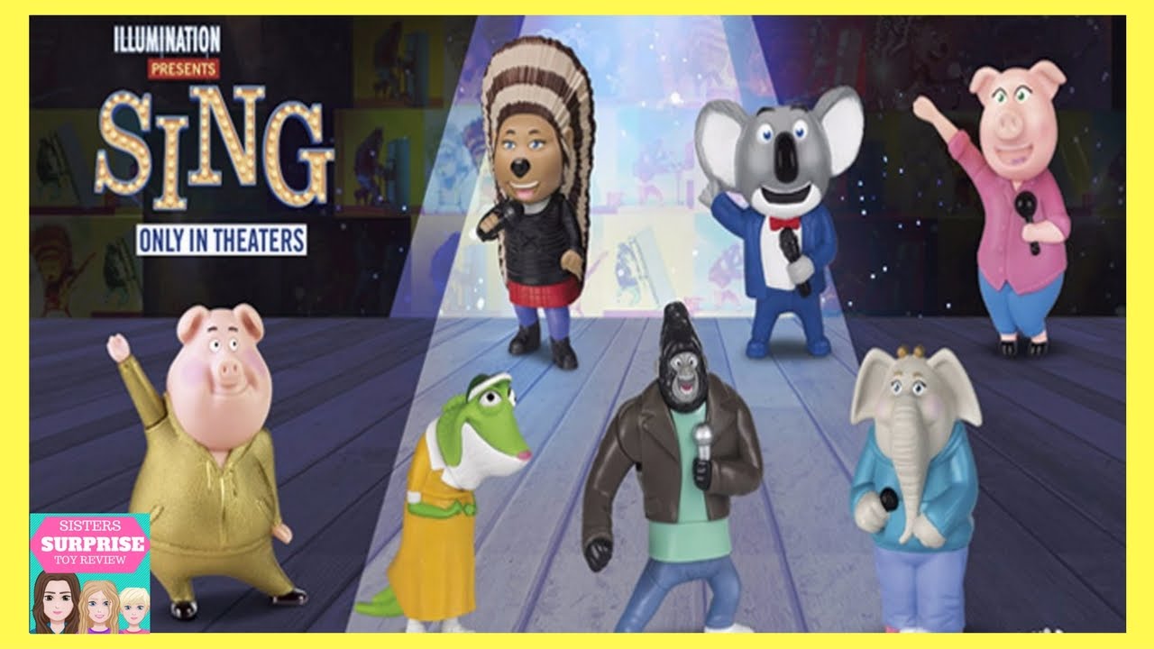 Toy Channel: Sing Characters McDonald Happy Meal Toys - YouTube