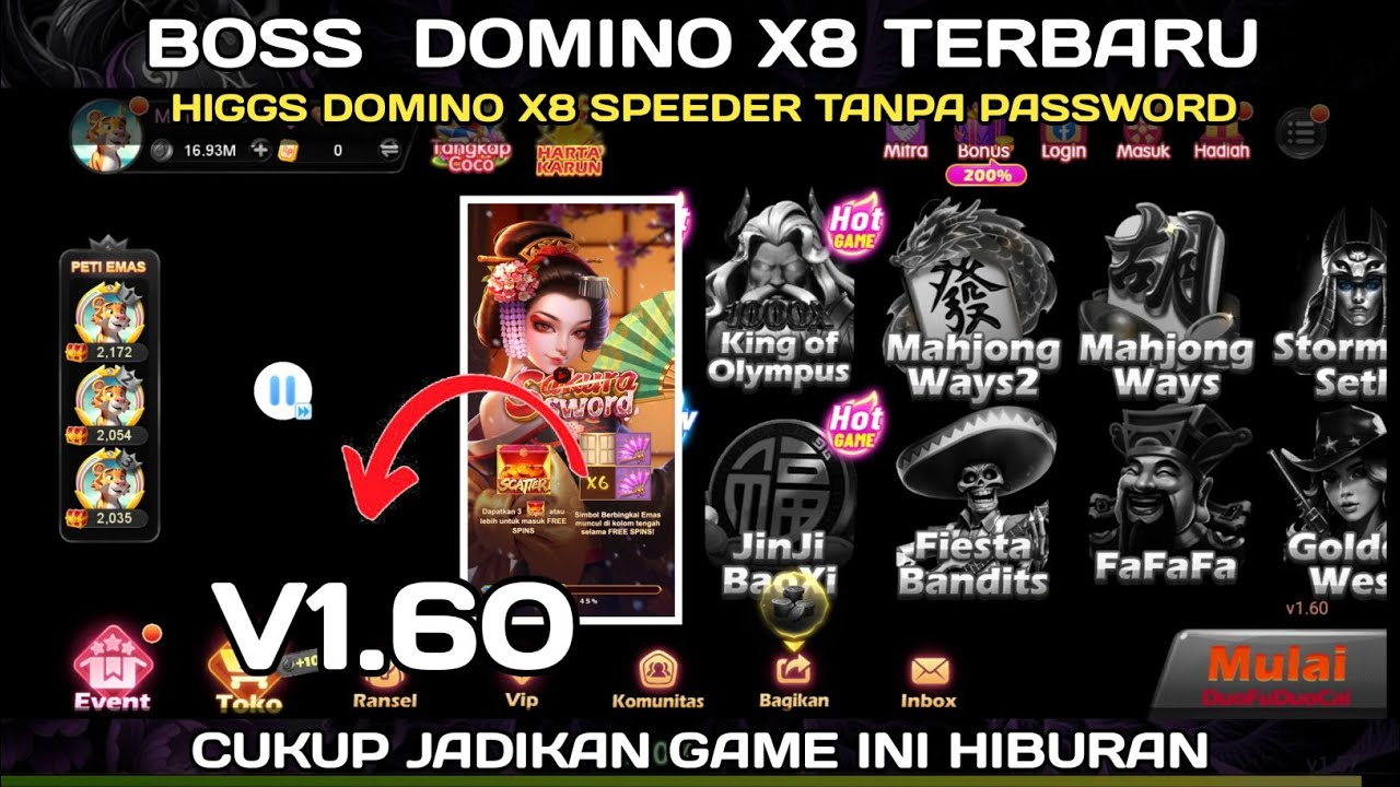 BOSS DOMINO X8 SPEEDER 1.60 NO PASSWORD TEMA BLACK EDITAN - YouTube
