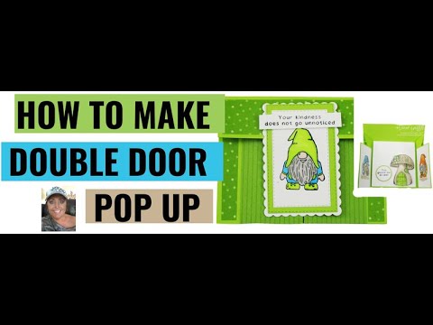 How To Make a Double Door Pop Up Fun Fold Card - YouTube