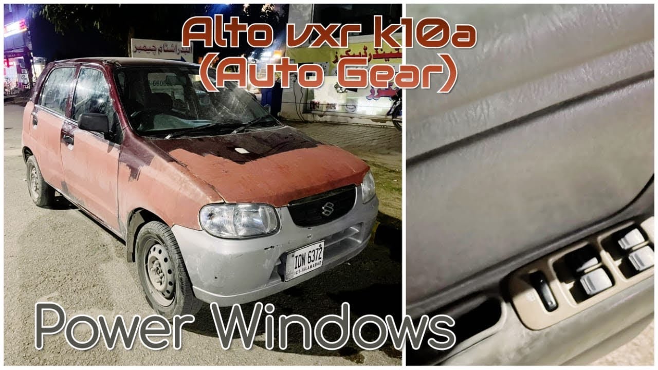 Modified Alto vxr k10a Engine | Power Windows - YouTube