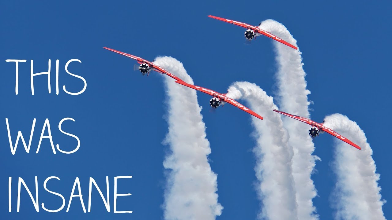 Flying With The Aeroshell Aerobatic Team - EAA Airventure 2017 - YouTube