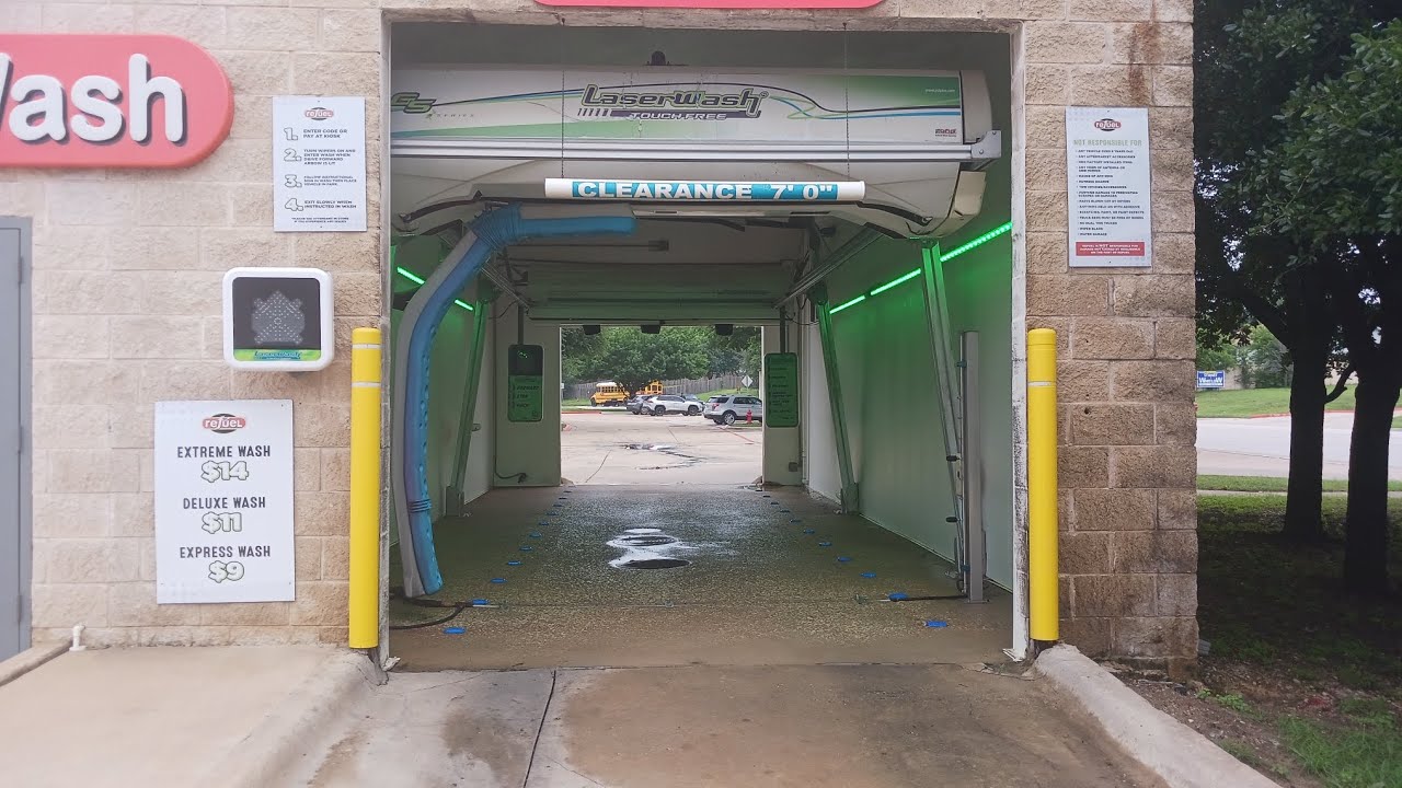 PDQ Laserwash G5S At Refuel/Shell Gas Station in RoundRock Texas - YouTube