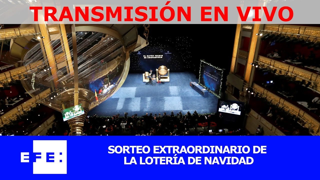Sorteo Lotería de Navidad 2018 - YouTube