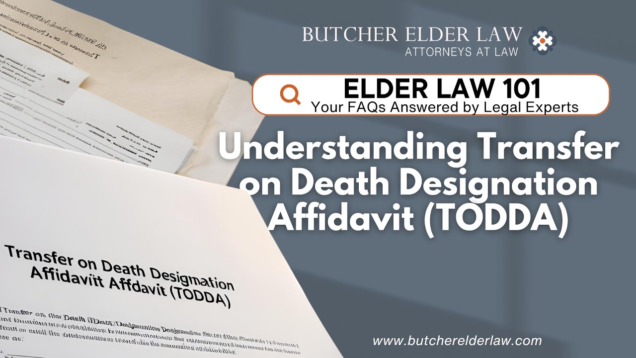 Understanding Transfer on Death Designation Affidavit (TODDA) - YouTube