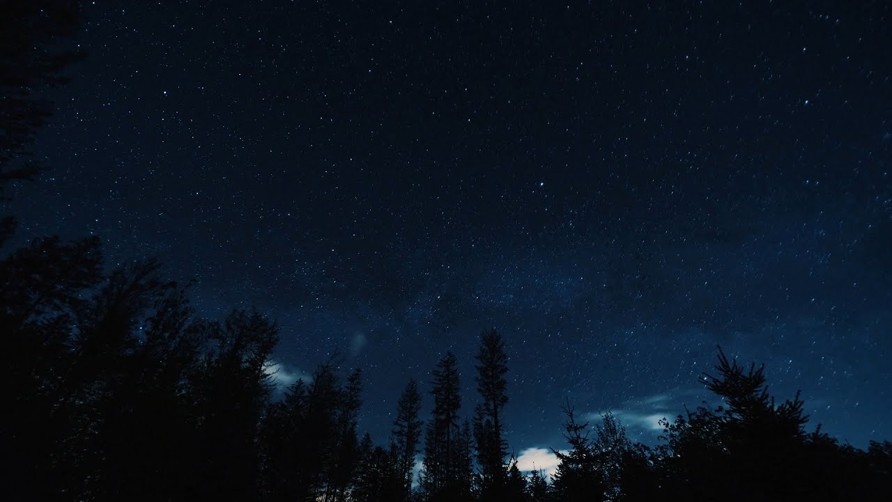 Relaxing Night Sky White Noise | Sleep, Study, Focus | 5 Hours - YouTube