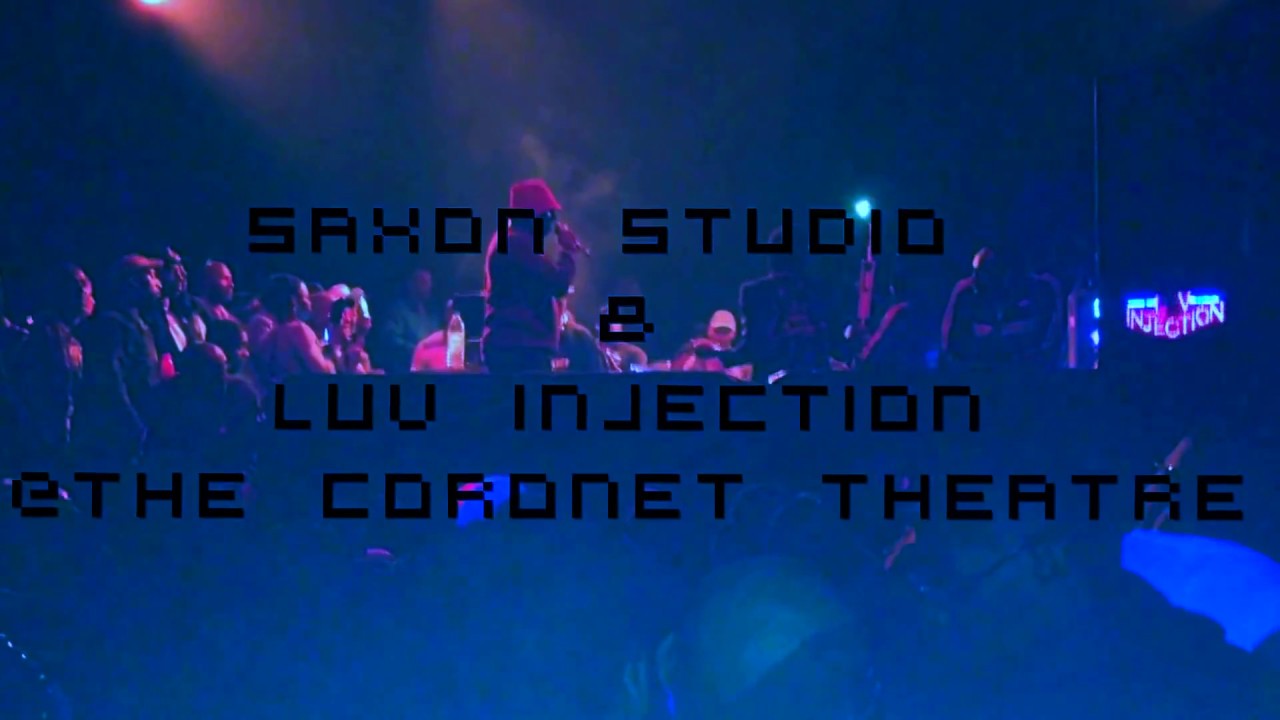 Saxon sound at the coronet with luv injection . - YouTube