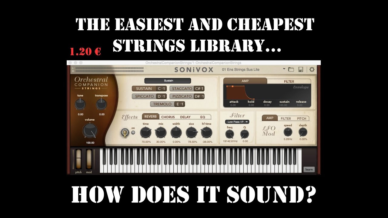 The Cheapest Strings Library – How does it sound? SONIVOX ORCHESTRAL ...