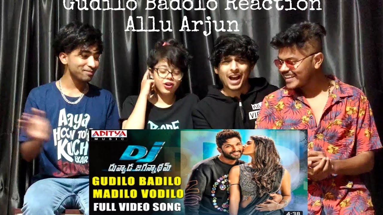 Gudilo Badilo Madilo Vodilo | Allu Arjun | Pooja hegde | Reaction - YouTube