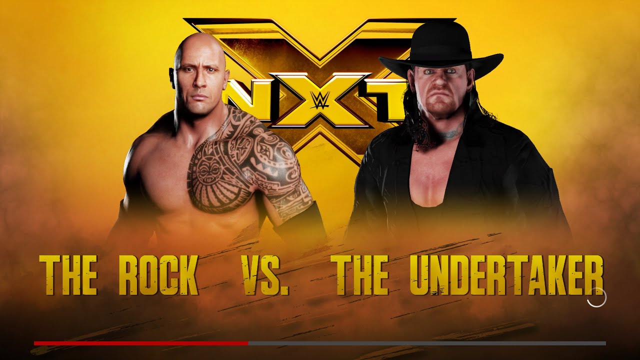 The Rock Vs The Undertaker NXT - YouTube