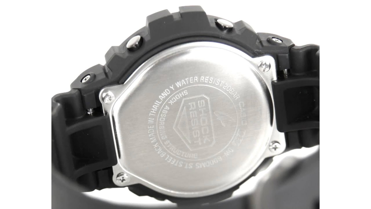 Casio Watch Casio DW6900MS-1 Men's G-Shock Classic Alarm Watch - Video ...