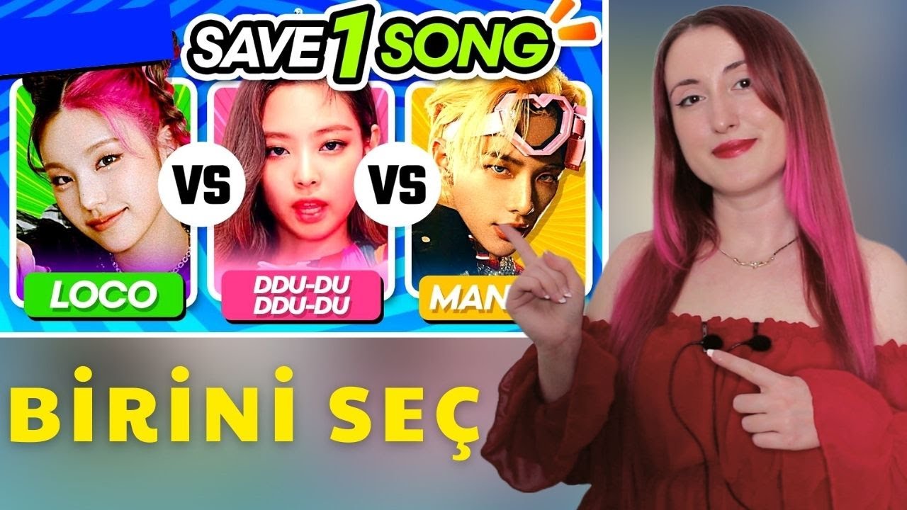 İkonik Kpop Şarkılarından Favorini Seç! | KPOP OYUNU | KPOP GAME ...