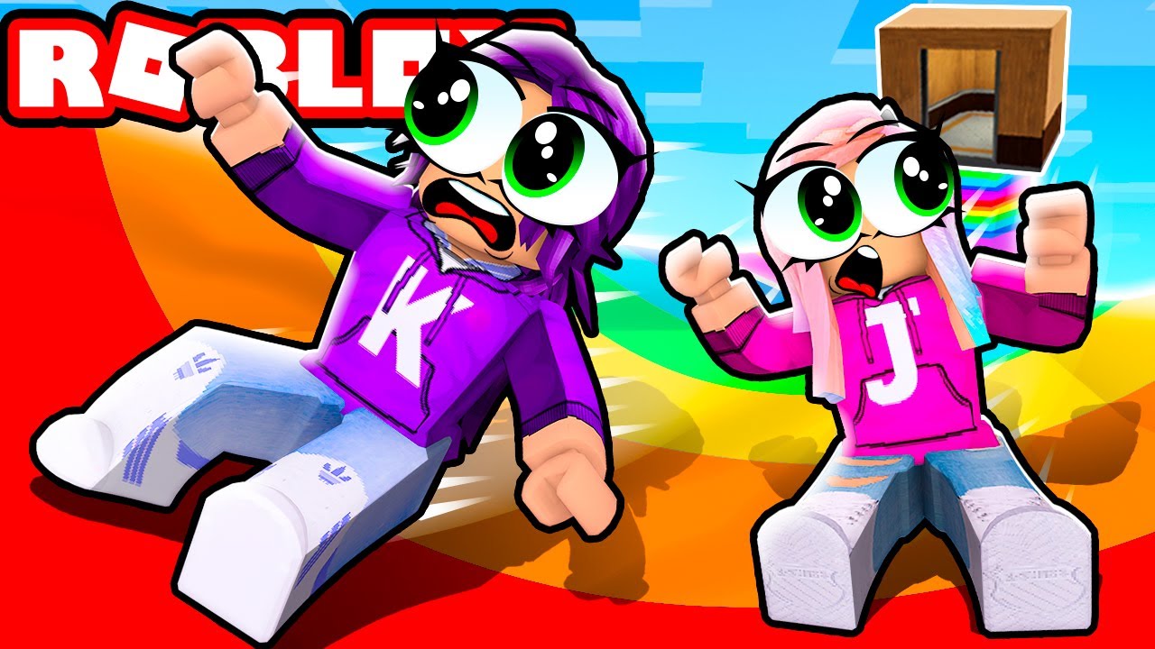 Elevator to a GIANT Rainbow Slide! | Roblox: Regretevator - YouTube