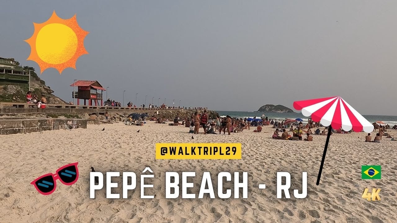 Discover the Beauty of Pepê Beach, Barra da Tijuca 🚶‍♀️🏝️😍💯 | Walktrip ...