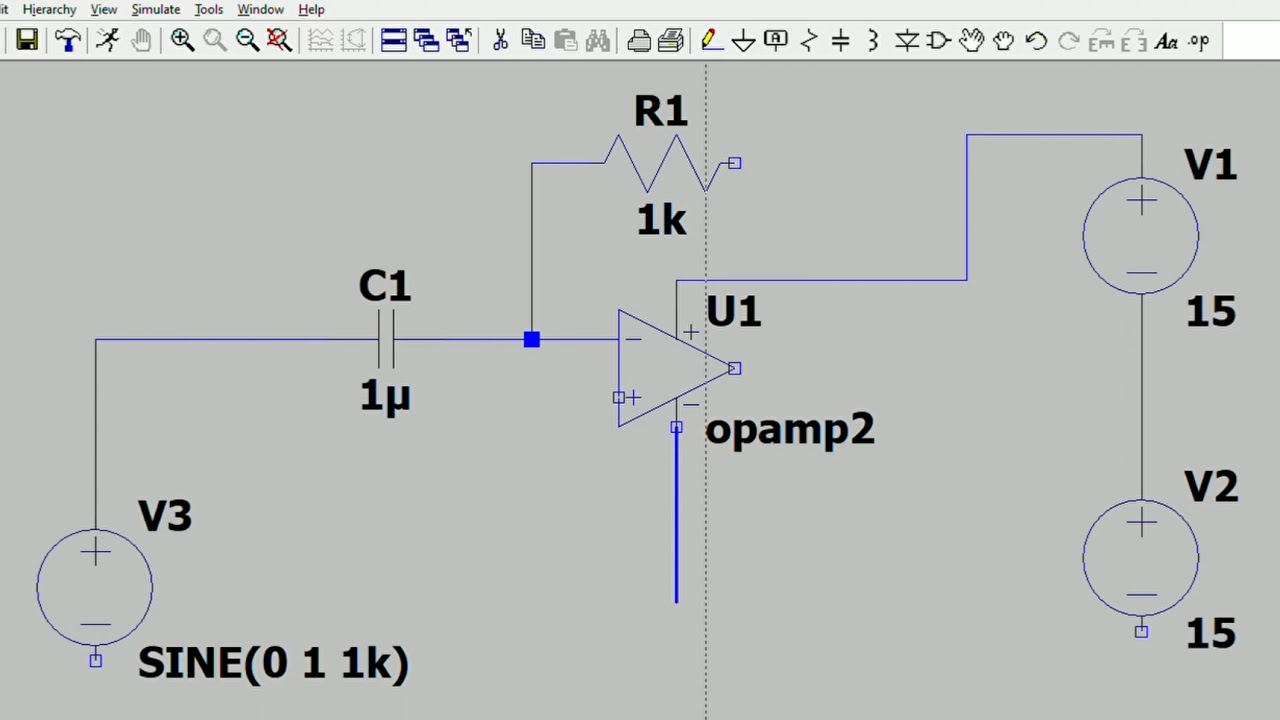 Analisis Op-Amp rangkaian integrator dan diferensiator dengan LTSpice ...