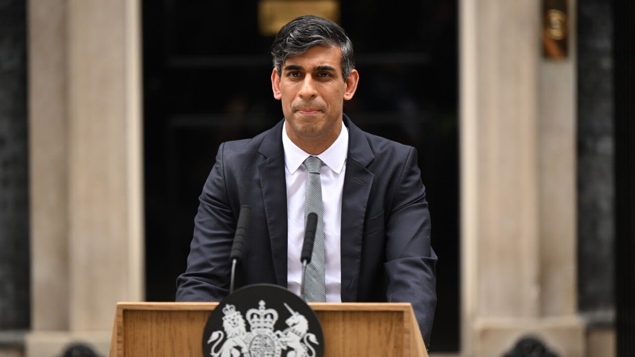 Rishi Sunak resigns as Conservative Party leader after election loss ...