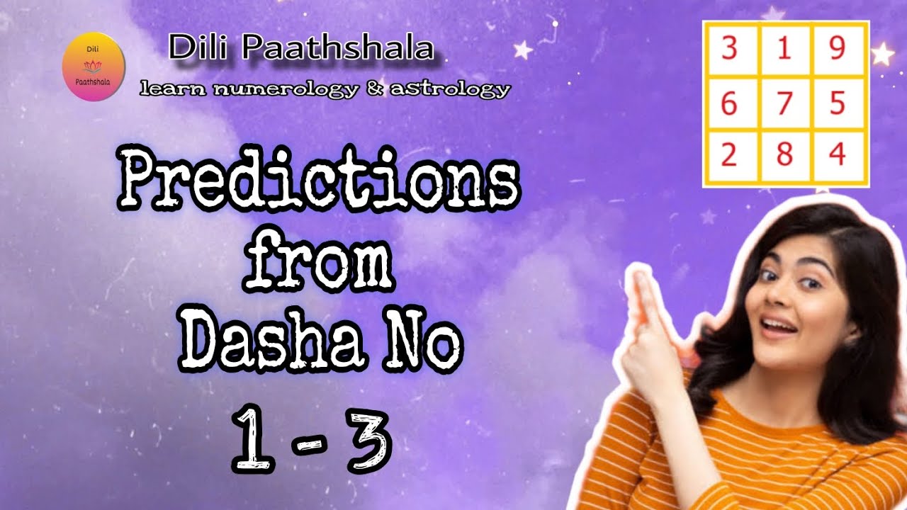 How to predict for each Dasha number in Numerology |Part -1| #viral # ...