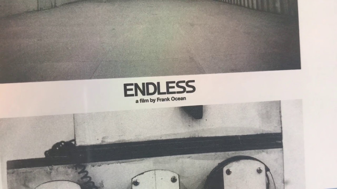 Frank Ocean - Endless (CD & DVD) Unboxing - YouTube