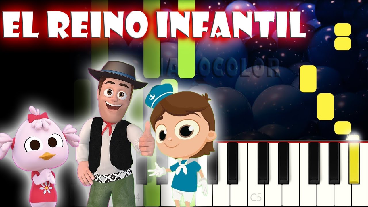 El Reino Infantil | Piano Cover | Tutorial | Karaoke - YouTube