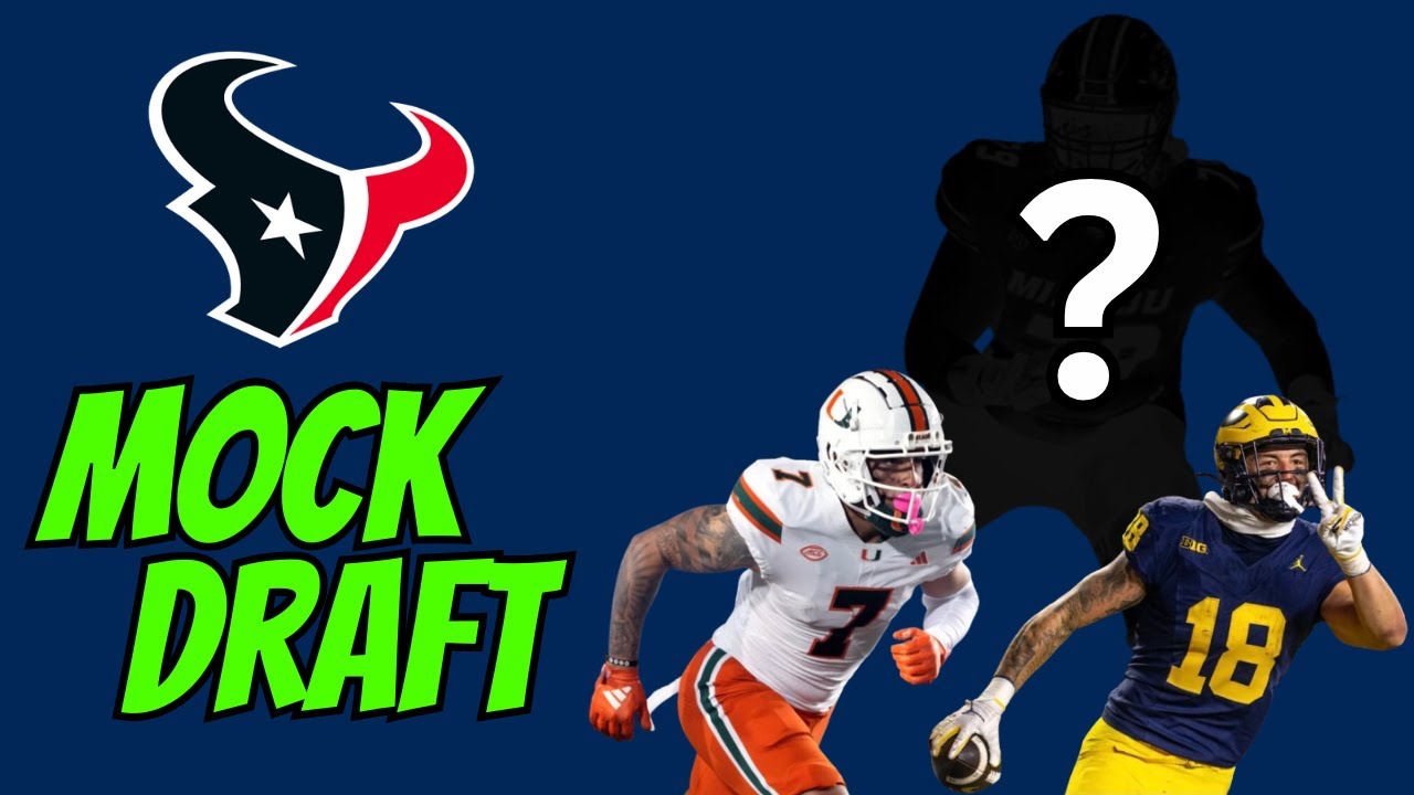 4-Round Houston Texans Mock Draft | Two Strategies - YouTube