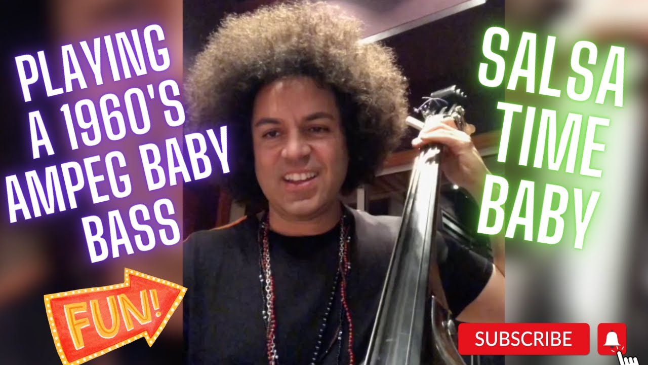 PLAYING A AMPEG BABY BASS - YouTube