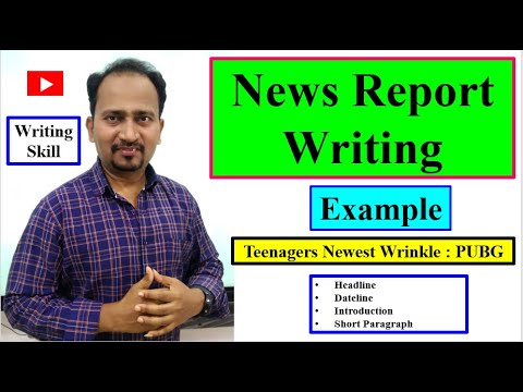 News Report Writing Example -Teenagers Newest Wrinkle : PUBG : Writing ...