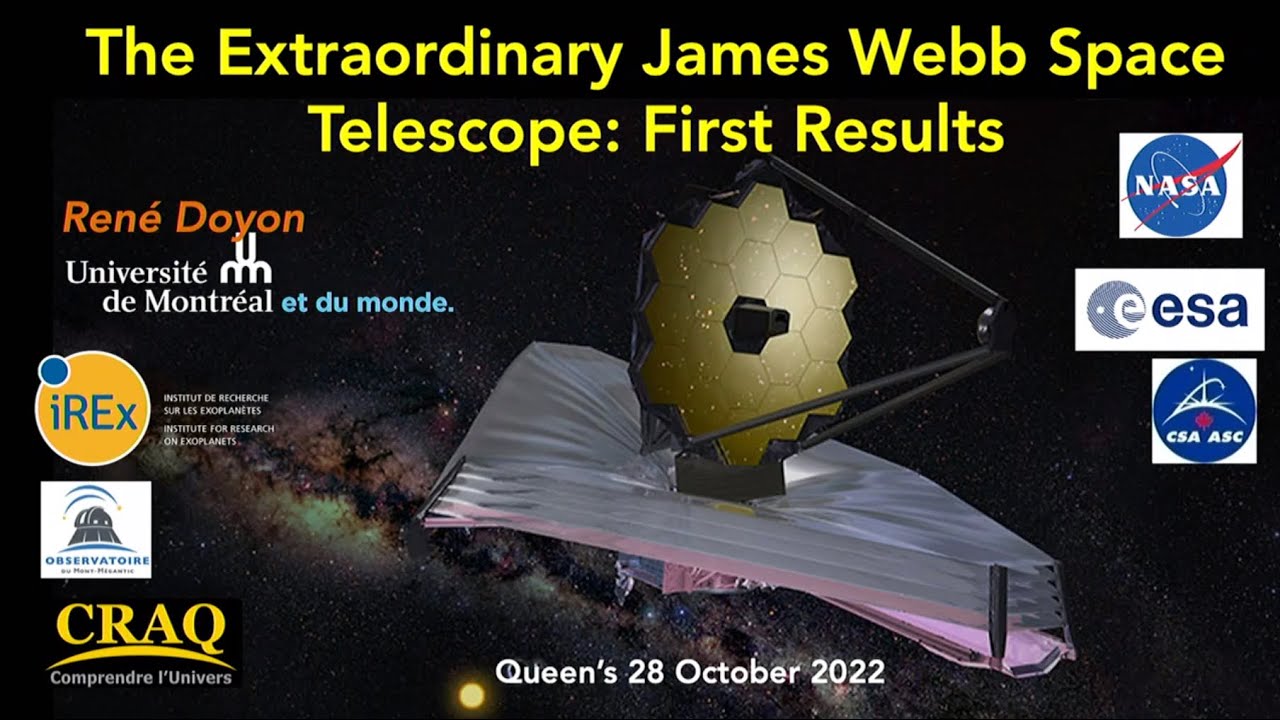 Physics Colloquium: The Extraordinary James Webb Space Telescope - YouTube