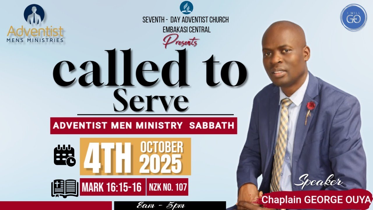 Live Sabbath Worship || ADVENTIST MEN MINISTRY SABBATH || October 4th ...