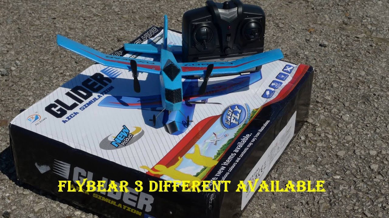 1st FLIGHT WITH MINI "FLYBEAR FX-807 GLIDER"(BANGGOOD) - YouTube
