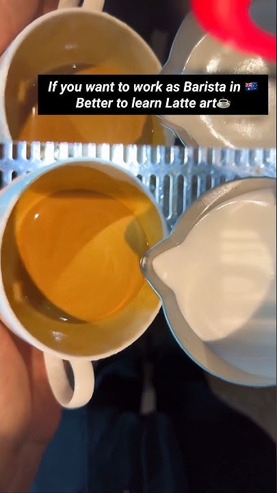 オーストラリアでバリスタになるには... How to be Barista in Australia #ブリスベン#オーストラリア #barista #バリスタ#shorts #coffee ...